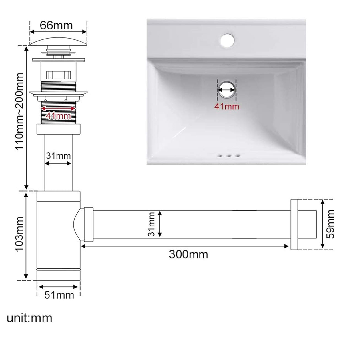 Wholesale Bottle Trap Siphon Drainer P-Trap Bathroom Sink Trap Drain ...