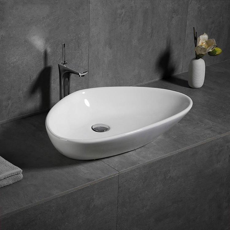 Unique Triangle Ceramic Art Face Basin Star Hotel bacia de banheiro ...